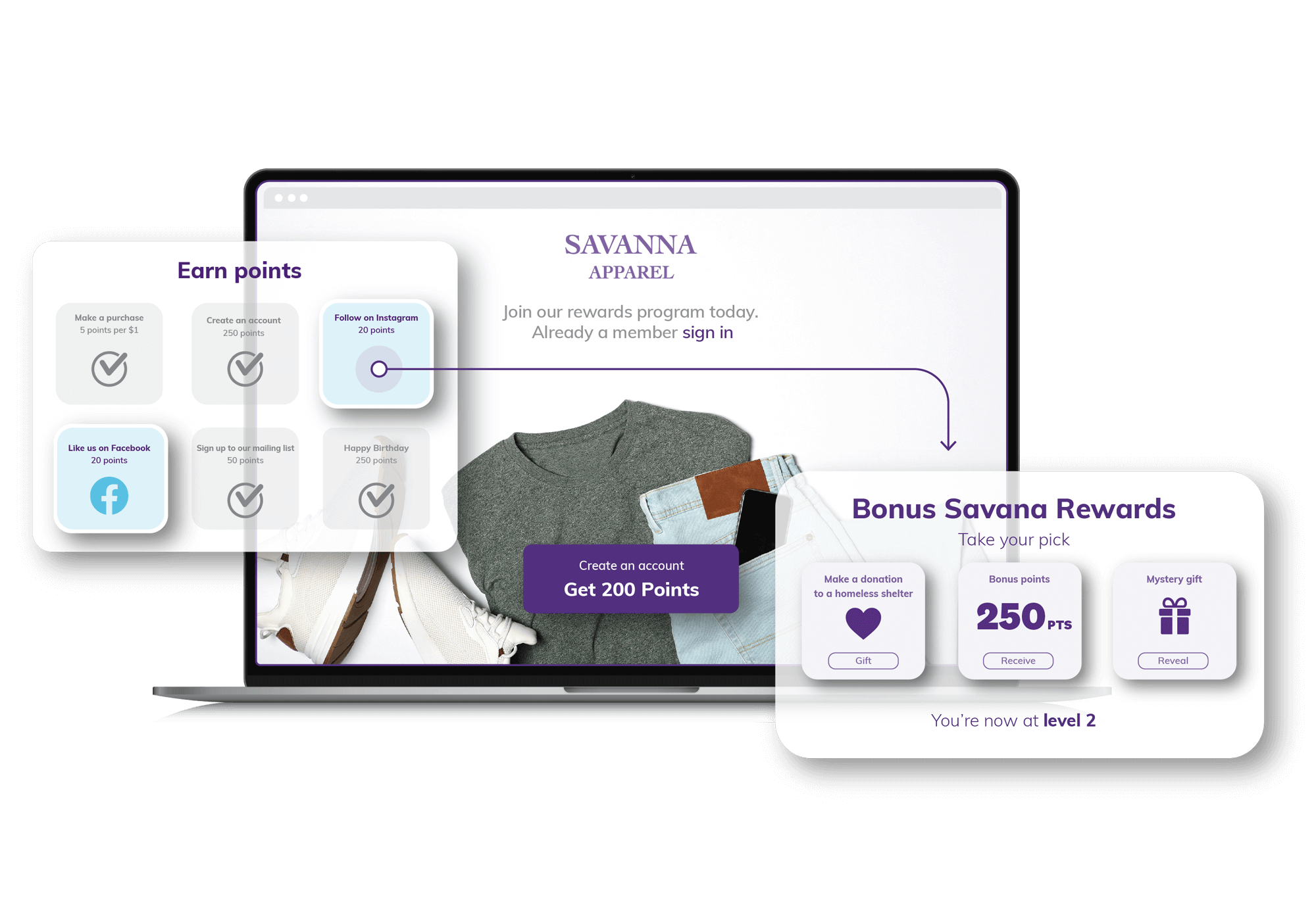 Loyalty page - LoyaltyLion